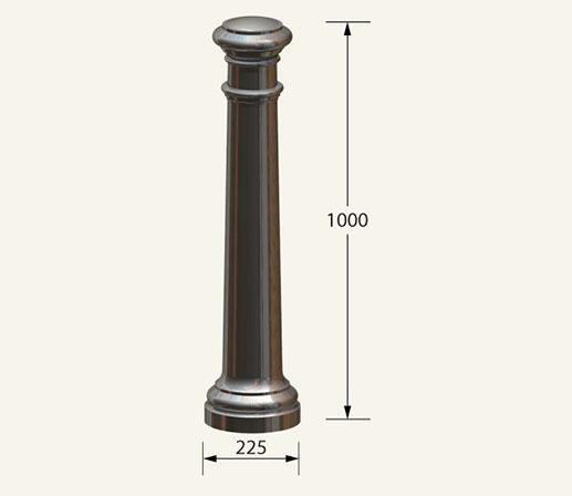 Ferrocast Manchester Polyurethane Bollard | Bollards Direct ...